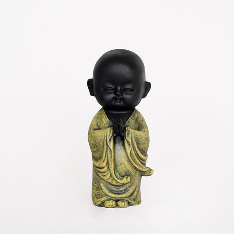 Namaste Monk Beautiful Miniature Decorative Cute Showpiece for Home, O ...