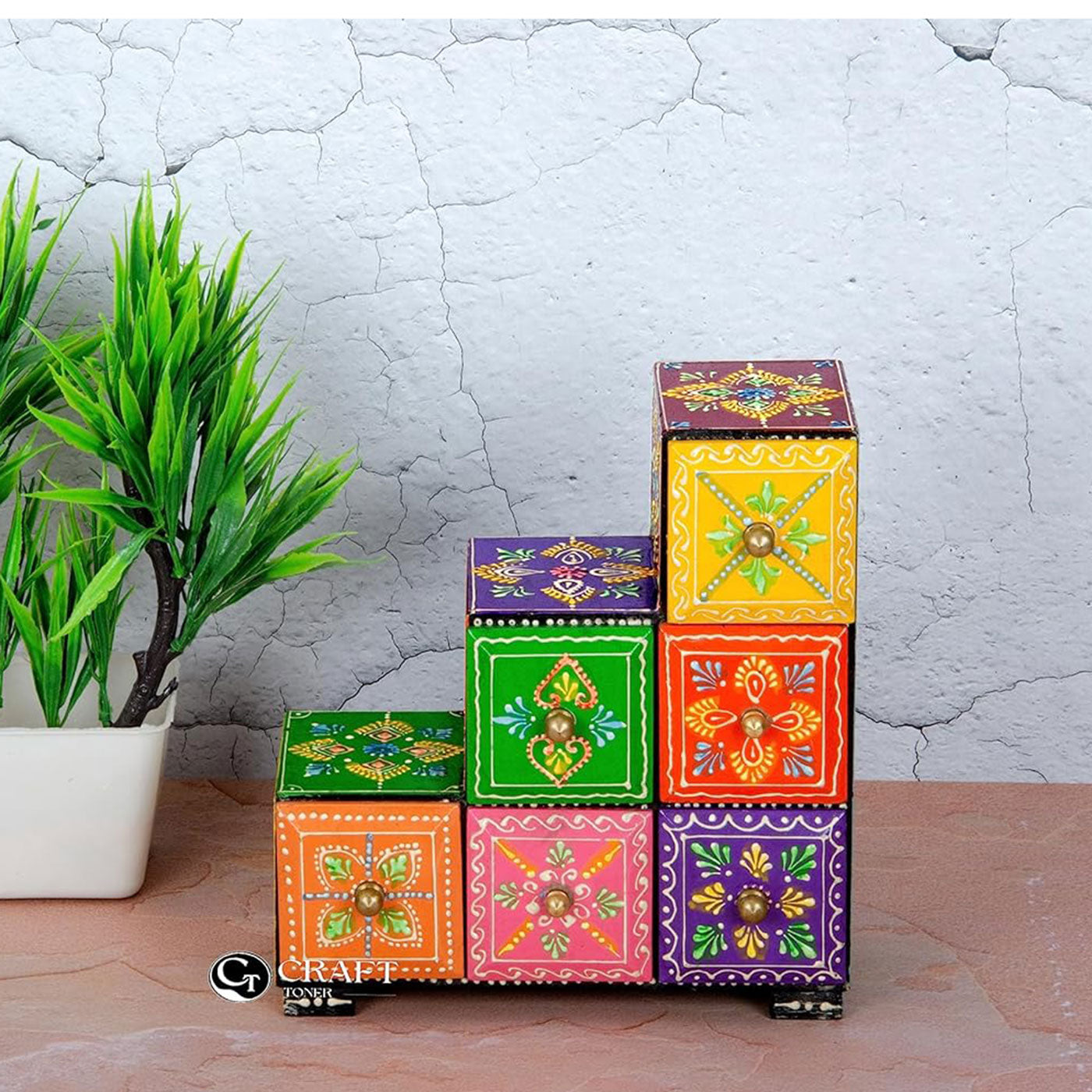 Hand Painted 6 Drawer – DecorTwist