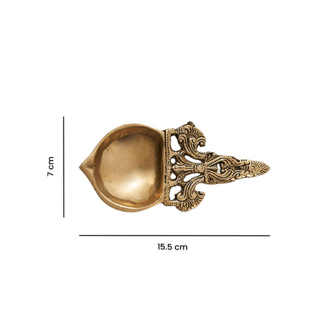 Indigenous Indian Brass Aarti Spoon – DecorTwist