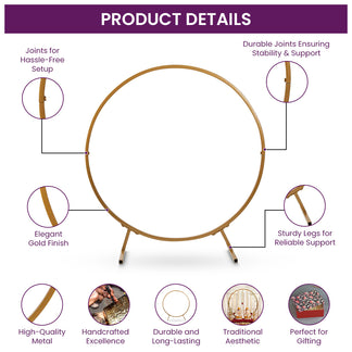 Circular Backdrop Stand for Christmas, Wedding, Ring ceremony, Birthda ...